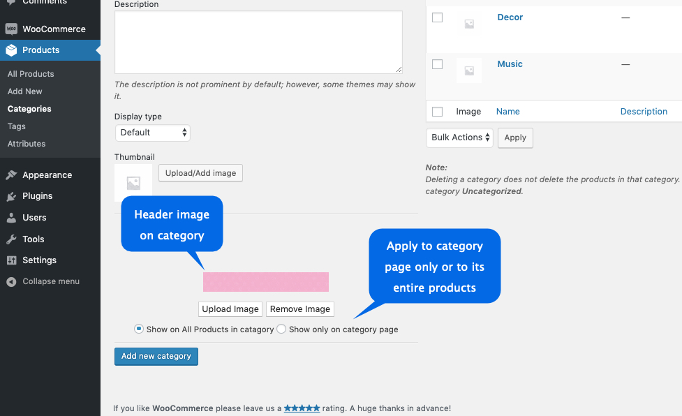 Wordpress Header Image Plugin Woocommerce Header Image By Addify